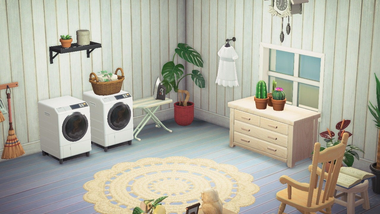 ACNH Laundry Room (Animal Crossing New Horizons) – Nook's Treasure Island